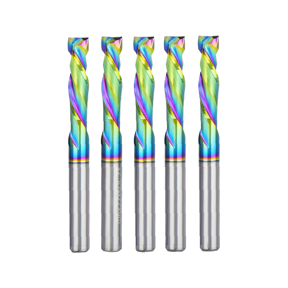 Compression Up & Downcut Endmill 1036 ( Rainbow ) - Weix